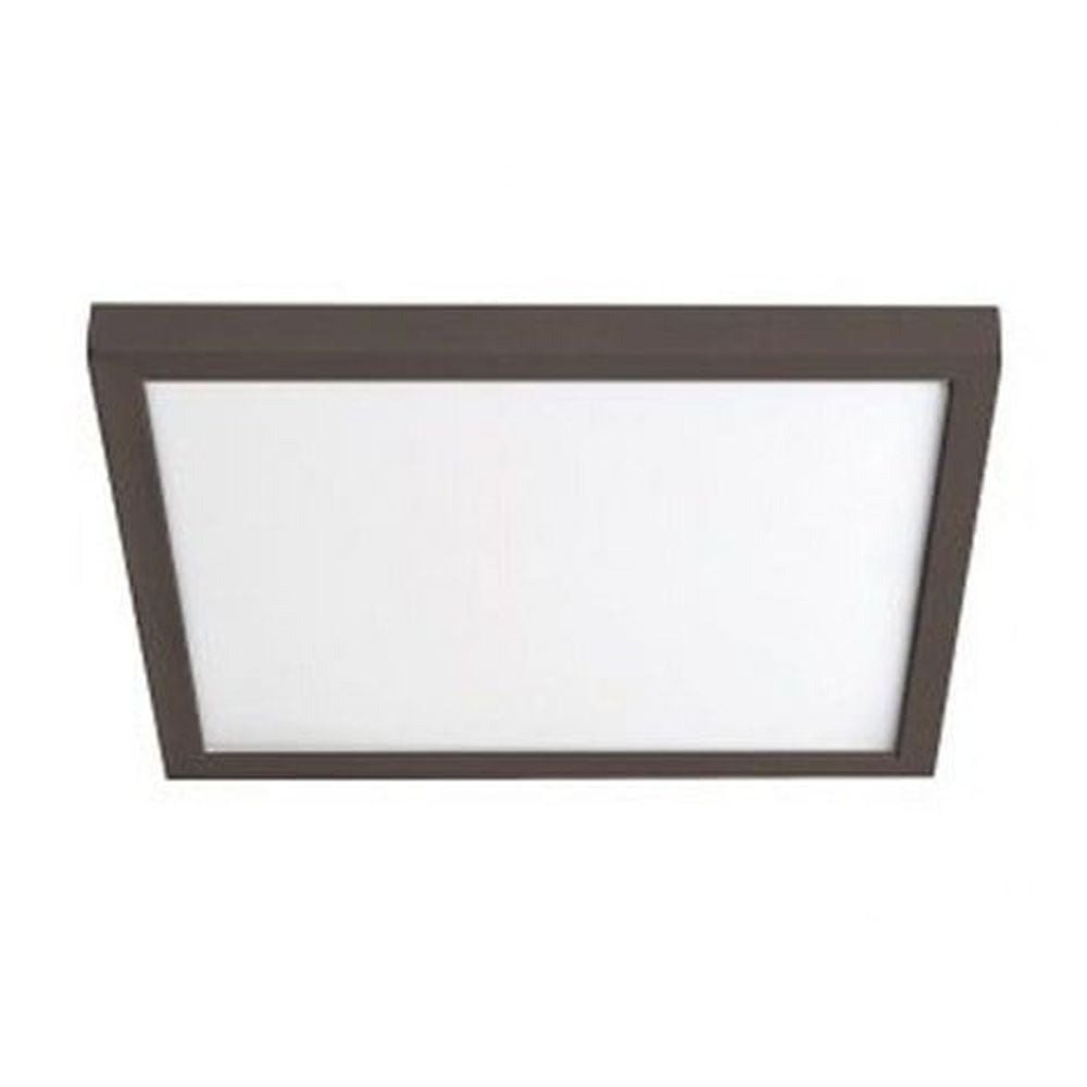 WAC Lighting Square 7" 1-Light 3000K Energy Star Aluminum Flush Mount ...