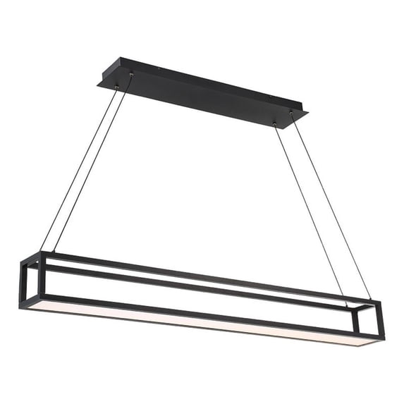 WAC Lighting Trick Box 47" LED 3000K Contemporary Aluminum Pendant in ...