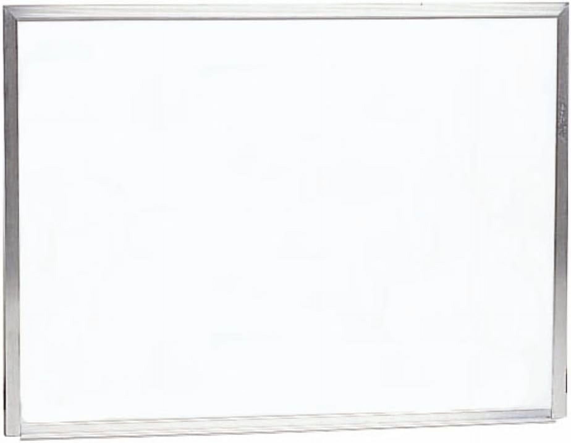 WAC1824 Aluminum Frame 18"H x 24"W General Purpose Melamine Markerboard ...