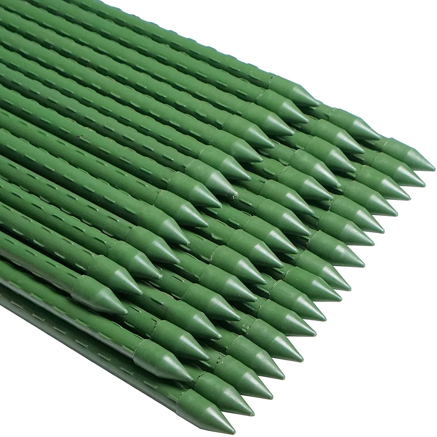 WAENLIR Garden Stakes 60 inch 5ft Sturdy Plant Sticks/Support, Tomato ...