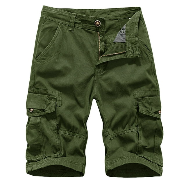 WAENQINLA Men's Cargo Shorts Plus Size Work Shorts Outdoor Military ...