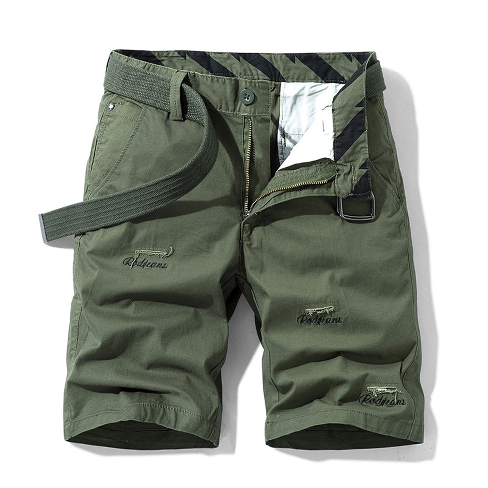 WAENQINLA Men's Cargo Shorts Relaxed Fit Work Shorts Outdoor Military ...