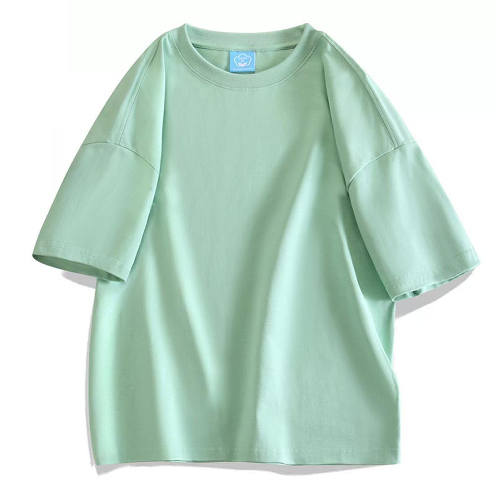 WAENQINLA Men's Oversized Tshirts Big and Tall Short Sleeve Workout T-Shirt Heavyweight Loose ...