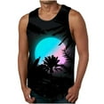 WAENQINLA Men's Tank Tops Big and Tall Bodybuilding Sleeveless Tshirts ...
