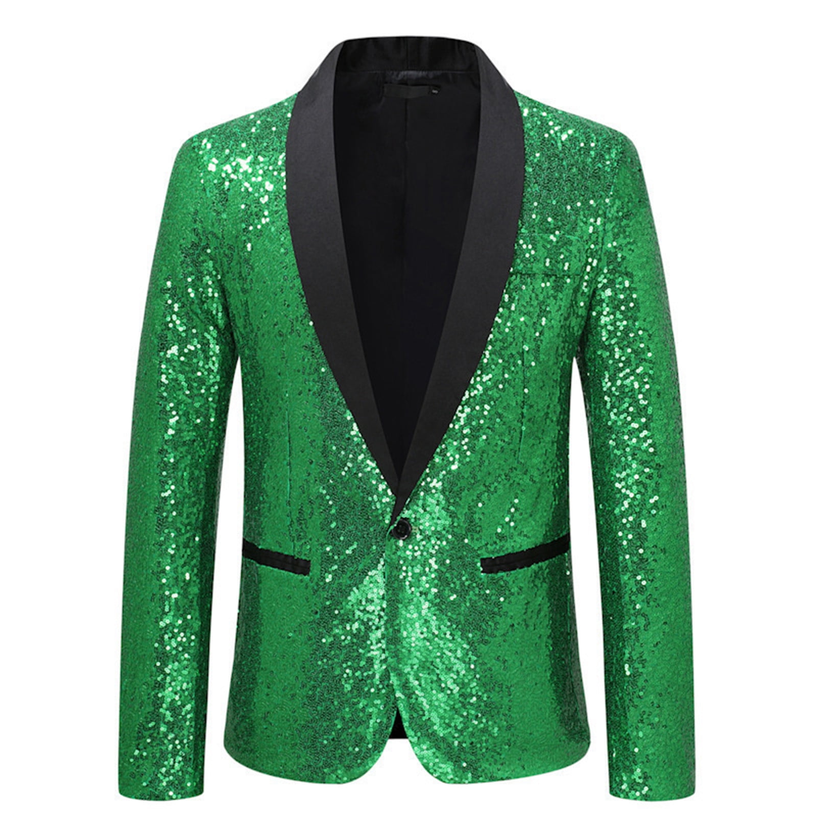 WAENQINLA Mens Blazers Business Casual Slim Fit Suit Jackets Single ...