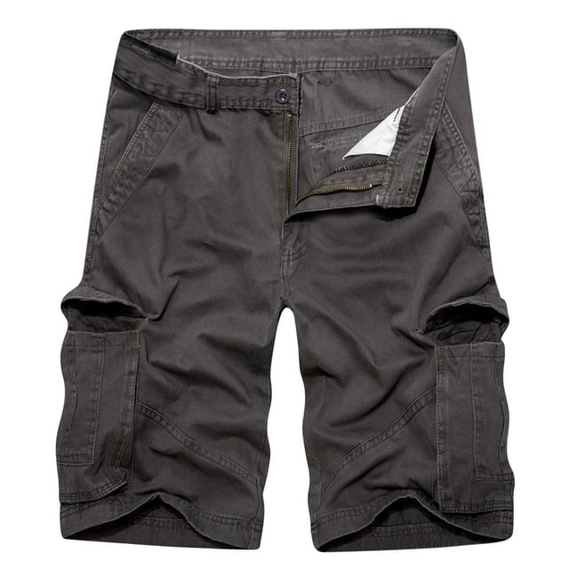 WAENQINLA Mens Cargo Shorts Big and Tall Work Shorts Outdoor Combat ...