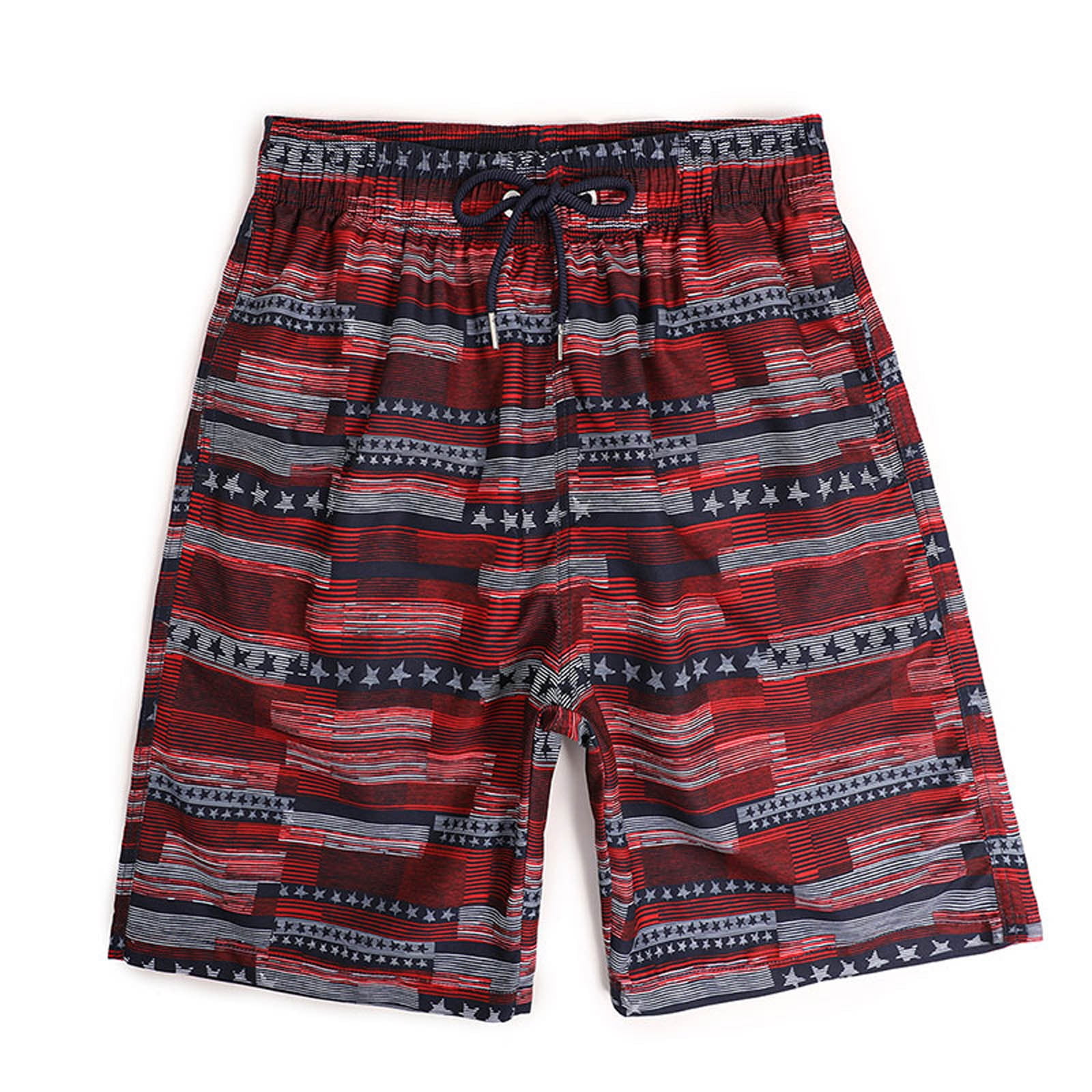 Waenqinla Mens Swimming Trunks Big And Tall Elastic Wiast Beach Shorts