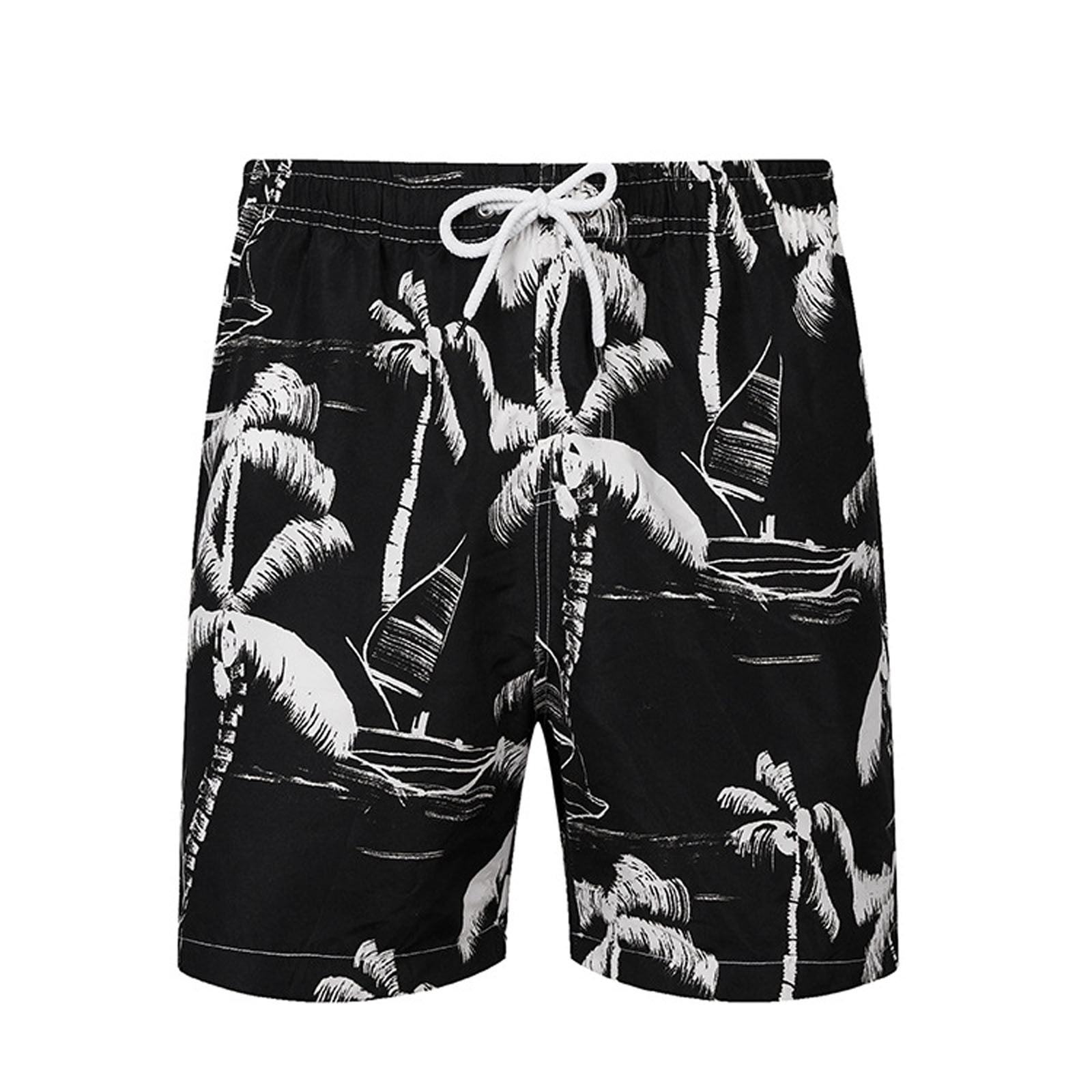 Waenqinla Mens Swimming Trunks With Mesh Liner Casual Elastic Wiast