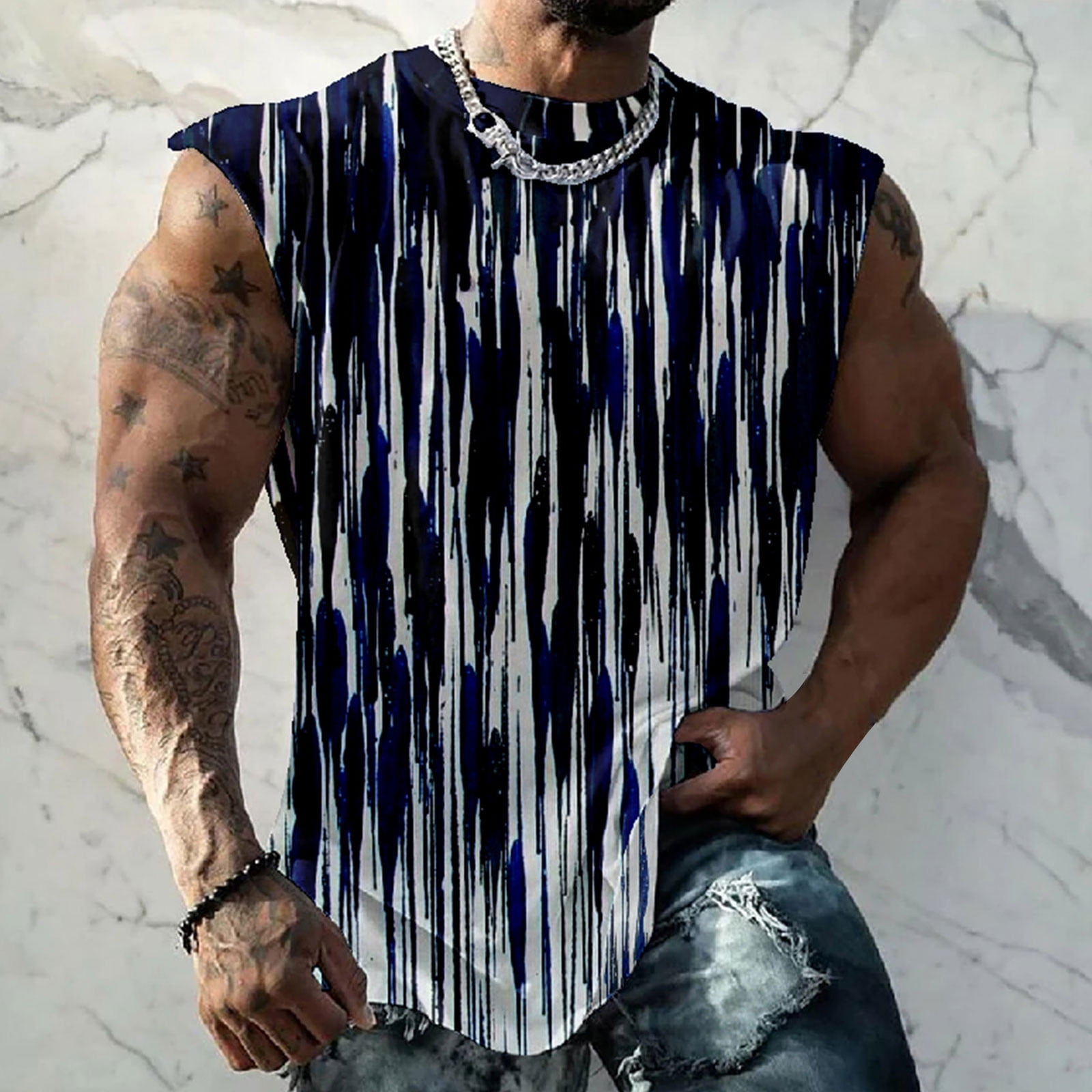 Customer reviews for WAENQINLA Mens Tank Tops Big and Tall Muscle ...