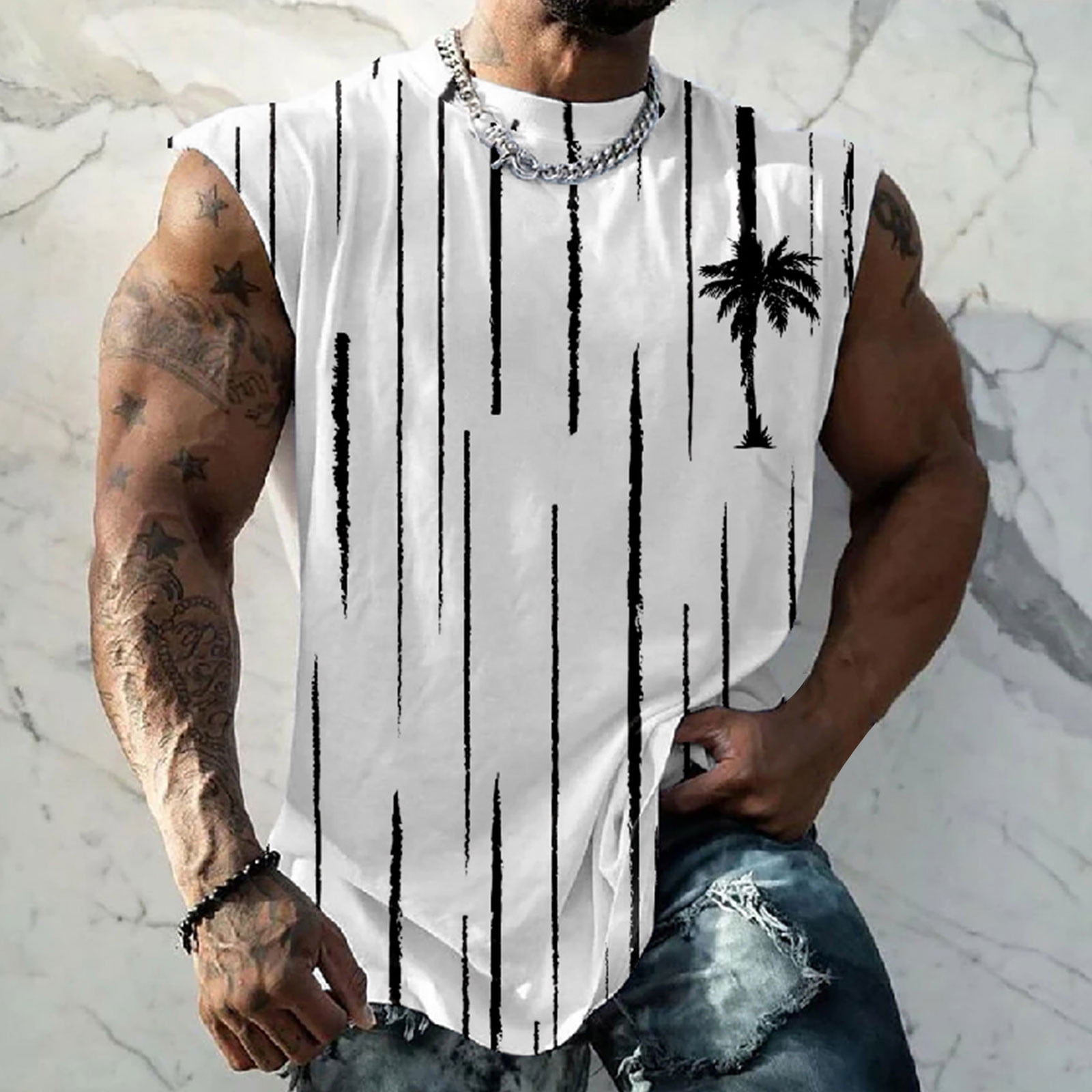 Customer reviews for WAENQINLA Mens Tank Tops Big and Tall Muscle ...