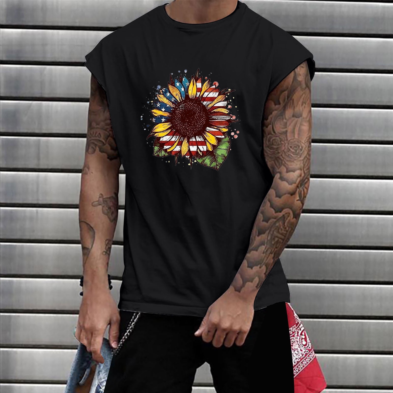 WAENQINLA Tank Tops for Men Cotton Bodybuilding Sleeveless Tshirts ...