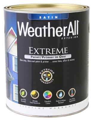 True Value WAESD-QT Premium Weatherall Deep Base Exterior Satin Paint ...