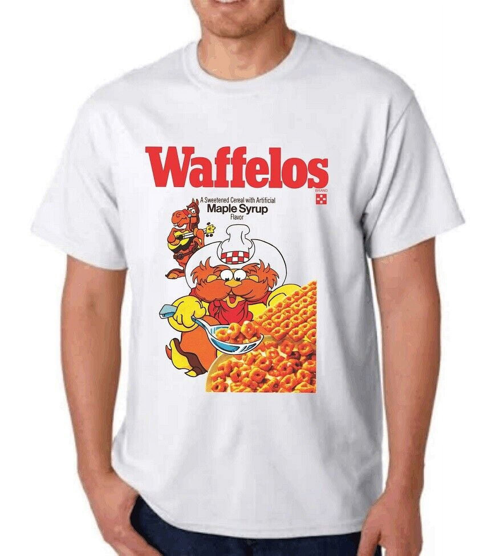 WAFFELOS T-SHIRT WAFFELO BILL EXCLUSIVE DESIGN! CEREAL PREMIUM TEE ...