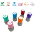 WAFJAMF Pack of 6 Sorted Teacher Stamp Teachers Self-Inking Rubber ...