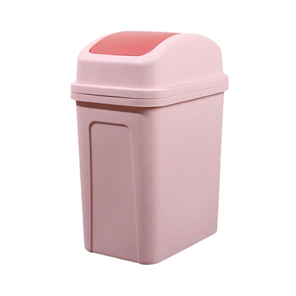 WAGA 13 Gallon Kitchen Trash Can,with Swing-top Lid, 360 ° Sliding Lid ...