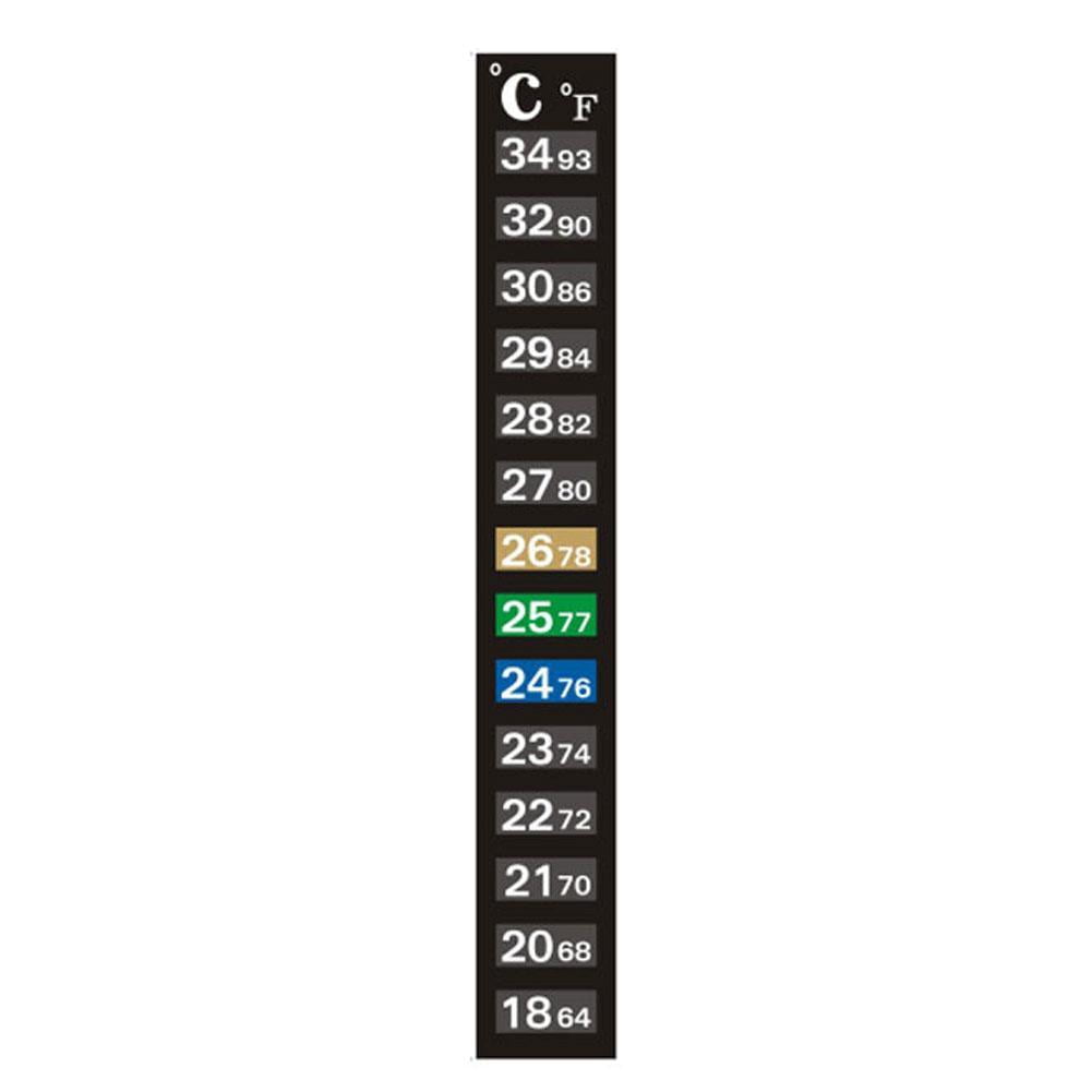 WAGA Digital Temperature Sticker, Adhesive Thermometer Strip Aquarium ...