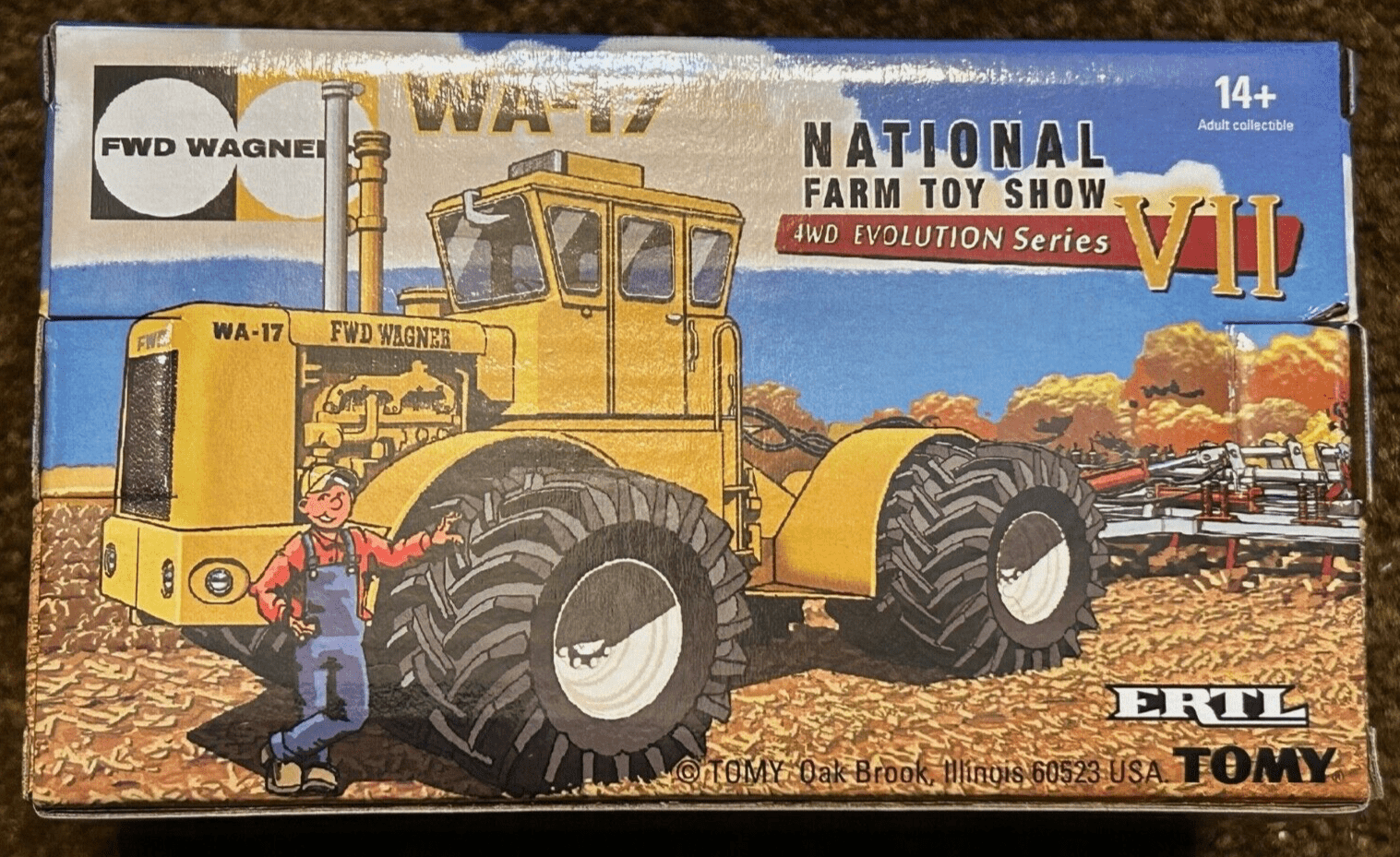 WAGNER WA-17 4WD TRACTOR by Ertl 2024 1/64 Scale NATIONAL FARM TOY SHOW ...
