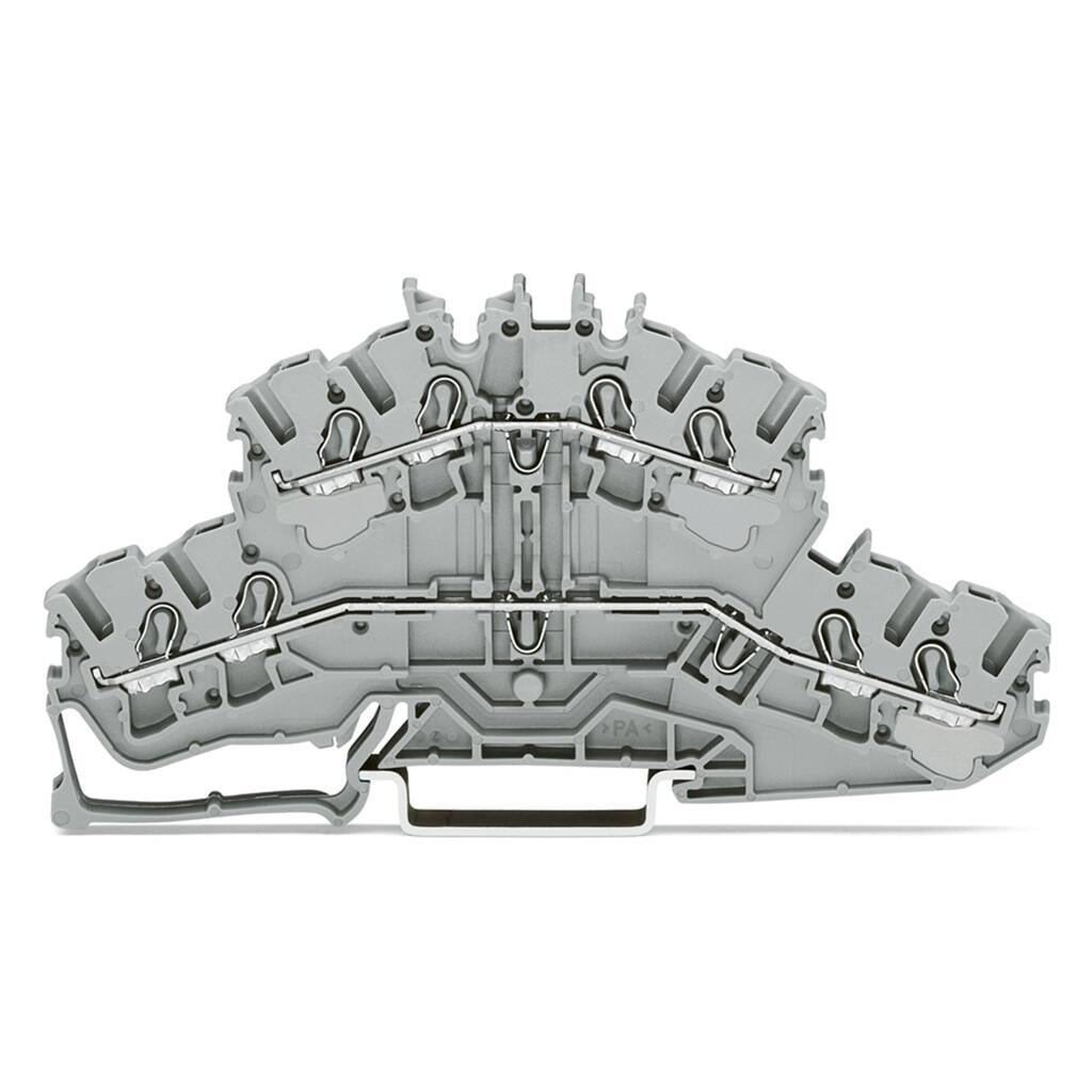 WAGO 2002-2401 TOPJOB S double-deck terminal block - Walmart.com