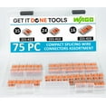WAGO 221 Series 75pc Compact Splicing Wire Connector Assortment with ...