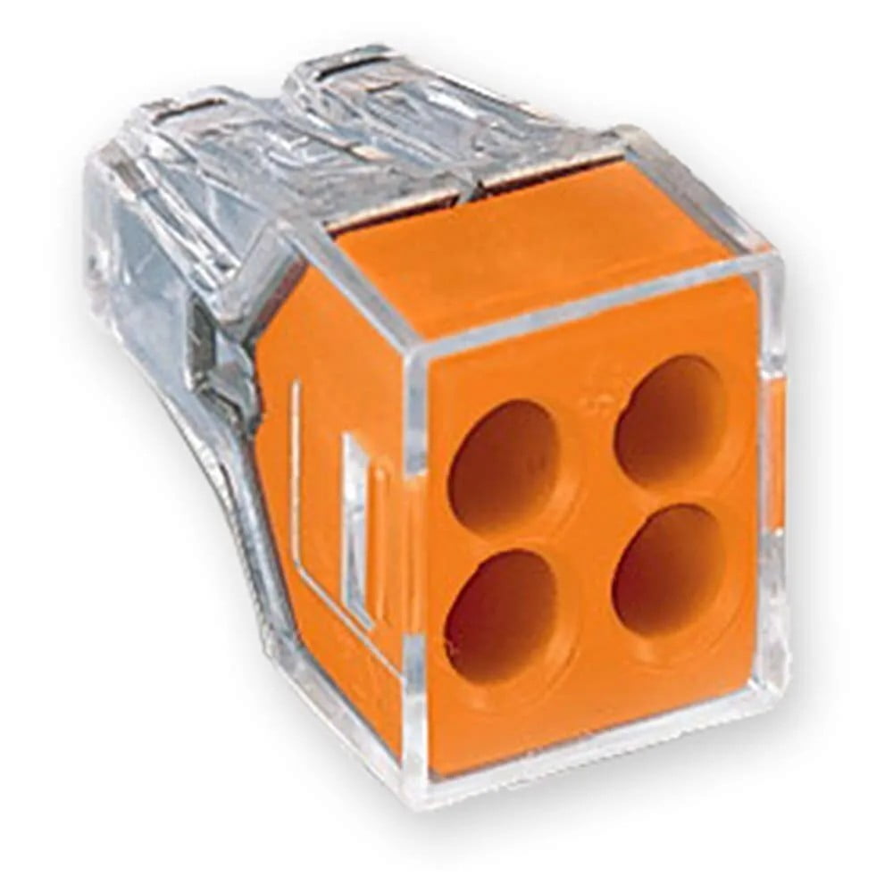 WAGO 773-104 / 773-164 PUSH WIRE® 4 Port Connector 400pk - Walmart.com