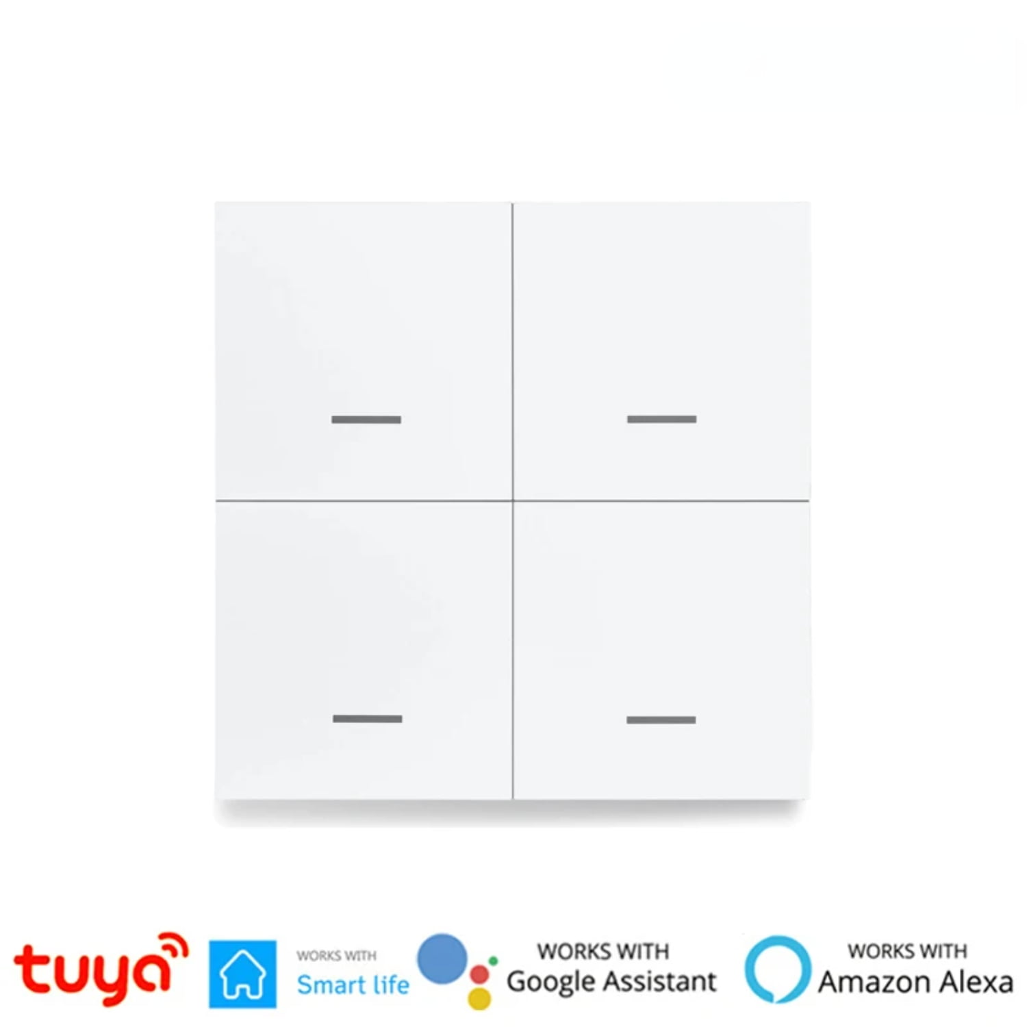 WAGXAA Advanced Efficient Smart ZigBee 4-Gang Scene Switch Controller ... WAGXAA Advanced Efficient Smart ZigBee 4-Gang Scene Switch Controller ...