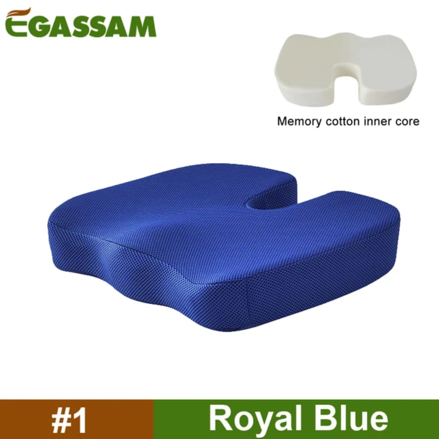 WAGXAA Ultimate Comfort and Supportive Memory Foam Seat Cushion for ...