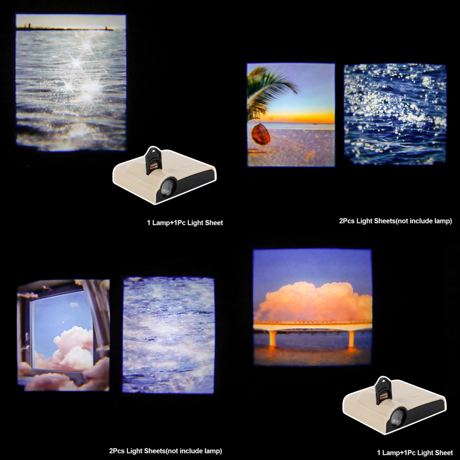 WAGZOQN Unique Creative Photo Projector Prop with Wall Light for Party ...