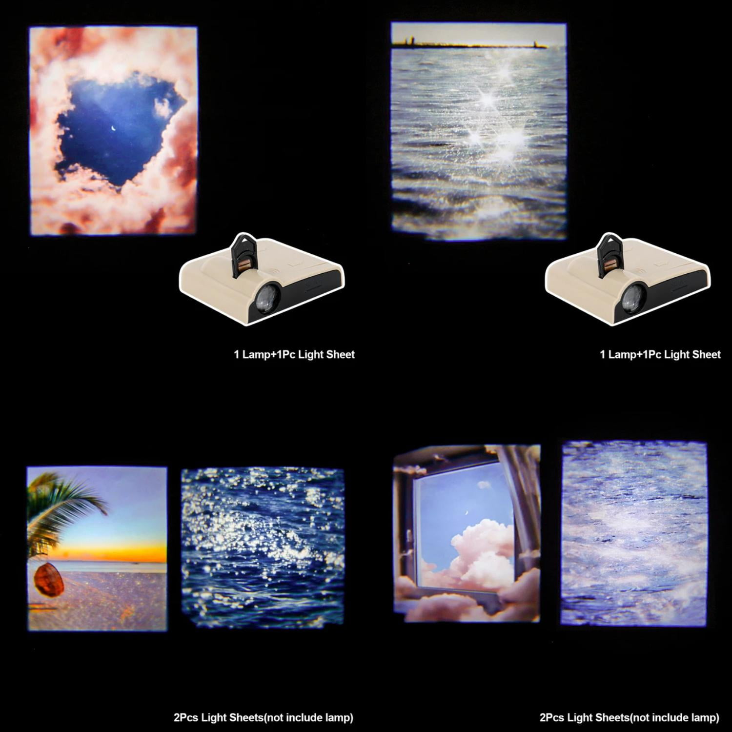 WAGZOQN Unique Creative Photo Projector Prop with Wall Light for Party ...