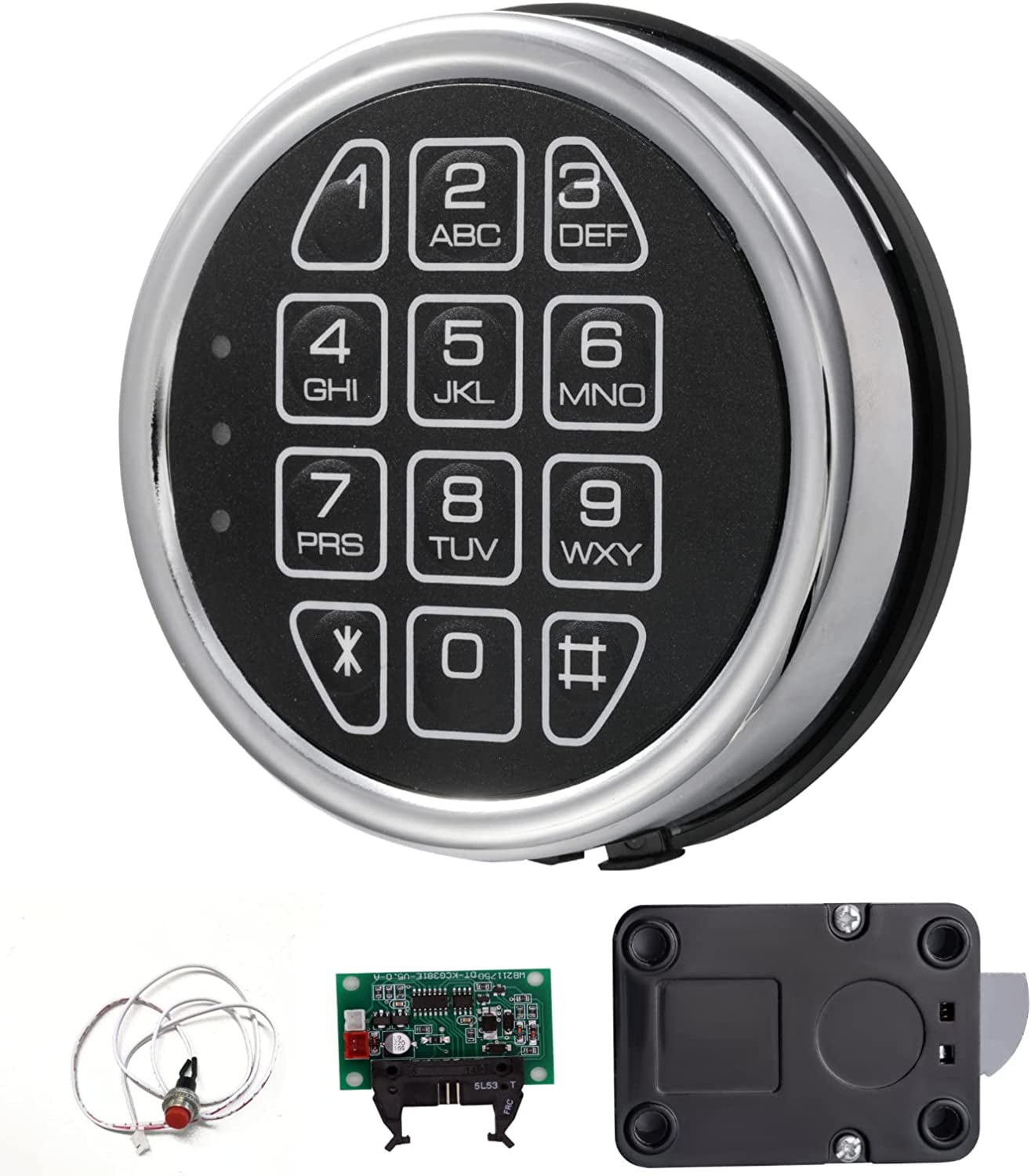 Wah Lin Parts Fireproof Safety Electronic Lock for 14 Gun Rifle Safe ...