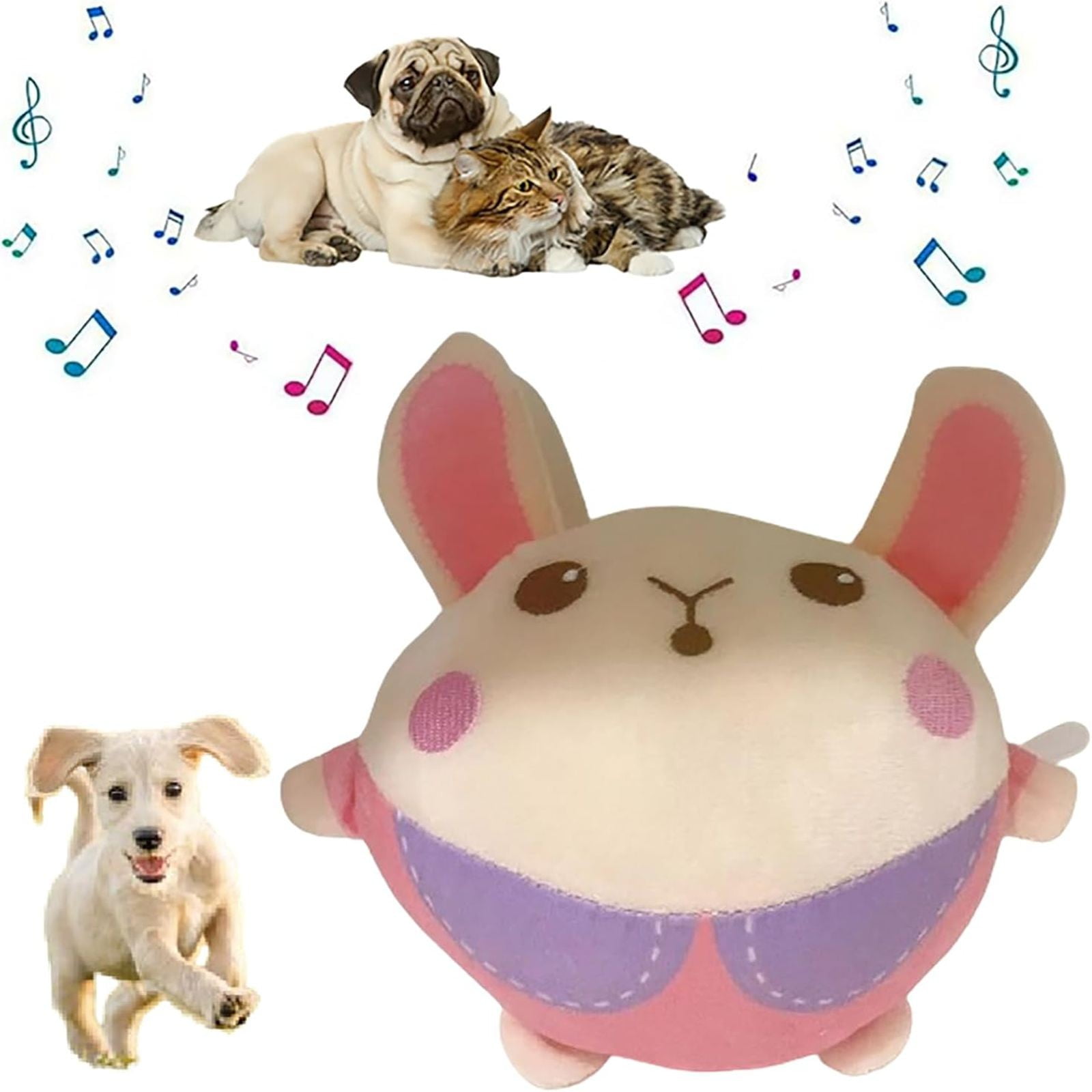 WAHIUHIUA Active Moving Pet Plush Toy 2024 New Interactive Dog Toys ...