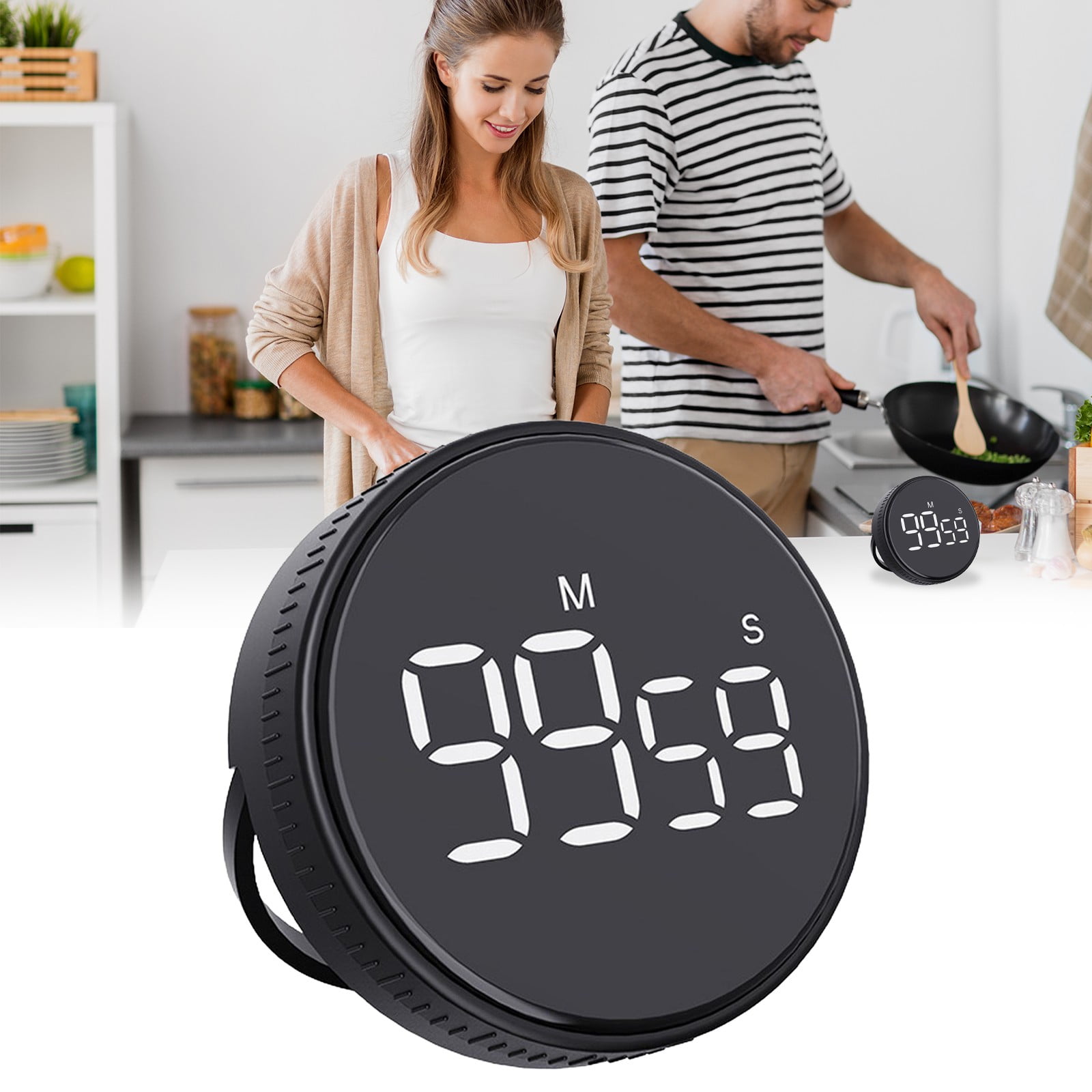 WAHIUHIUA Digital Timer Digital Productivity Timer Count Up/Down ...