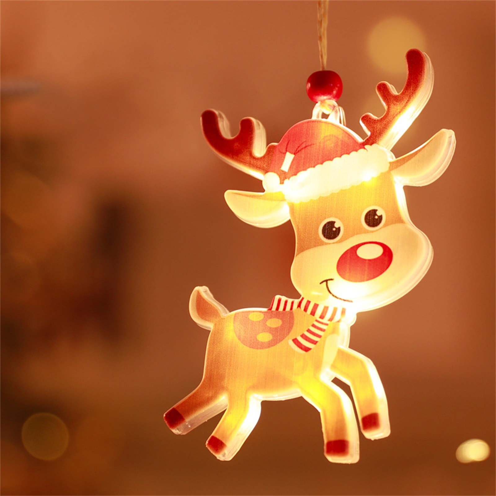 WAHIUHIUA LED Window Displays With Small Colored Lights And Christmas ...