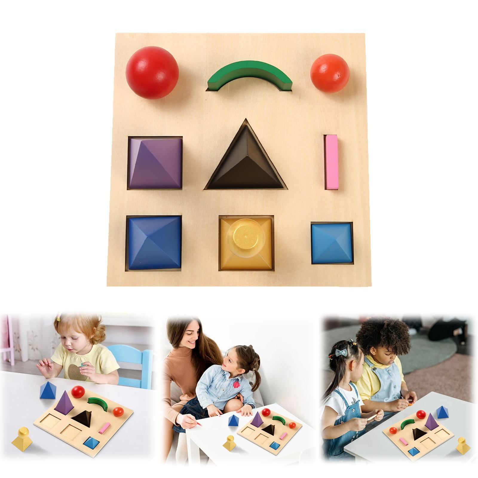 WAHIUHIUA Montessori 3D Language Toy Educational Language Teaching For ...