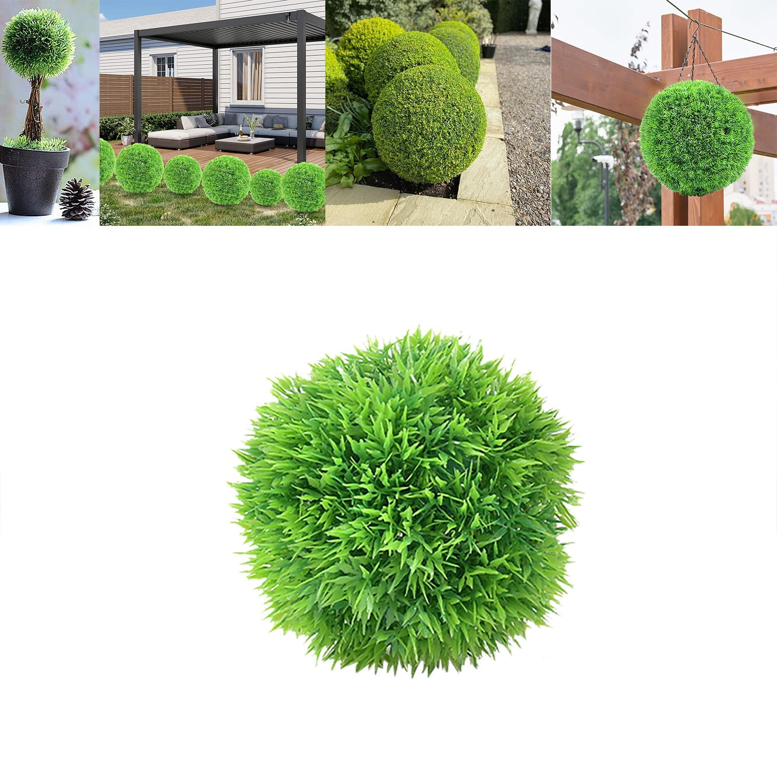 WAHIUHIUA WAHIUHIUA Multi Size Home Patio Faux Artificial Plant Sets ...