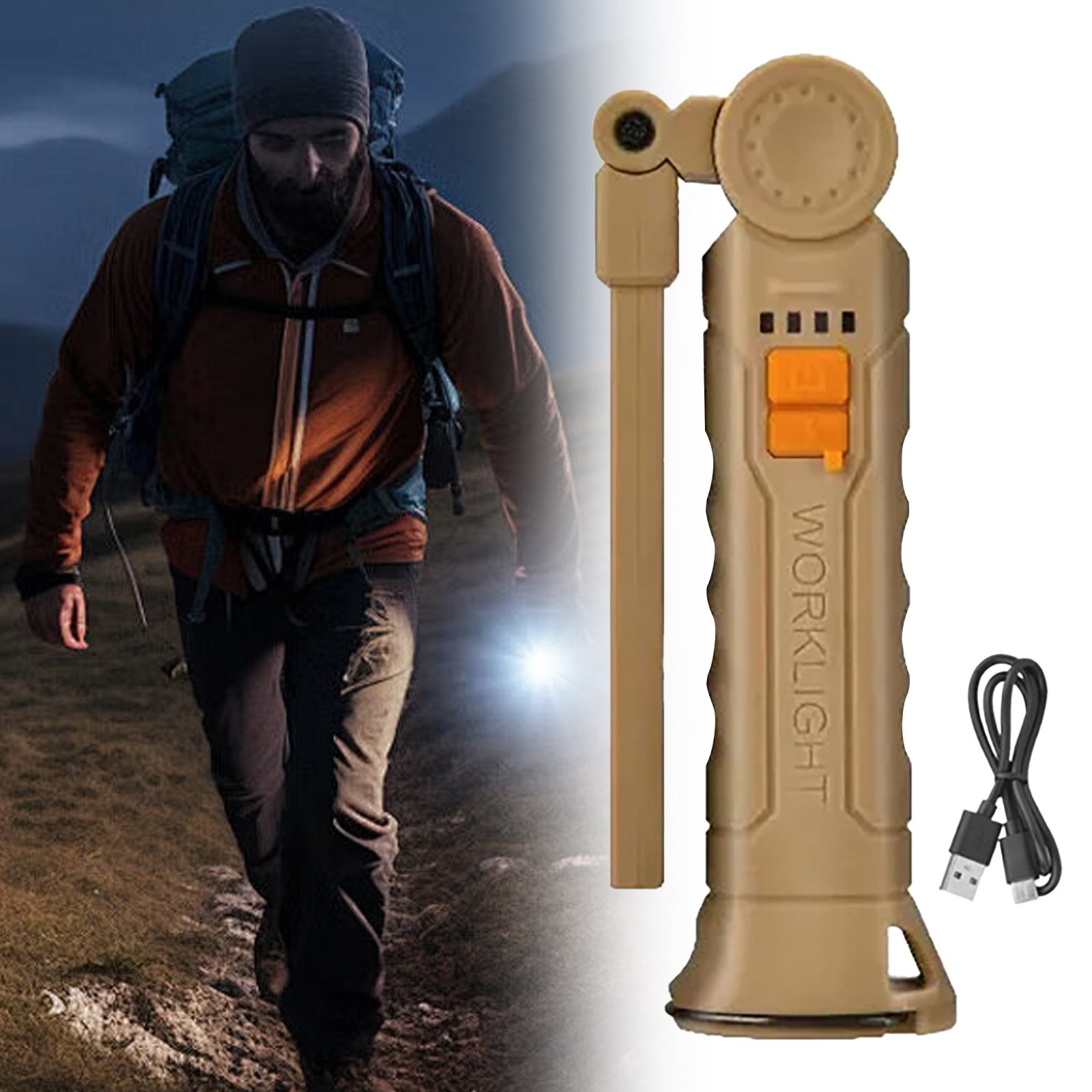 WAHIUHIUA Portable Work Light With Base Our Rechargeable Work Light ...