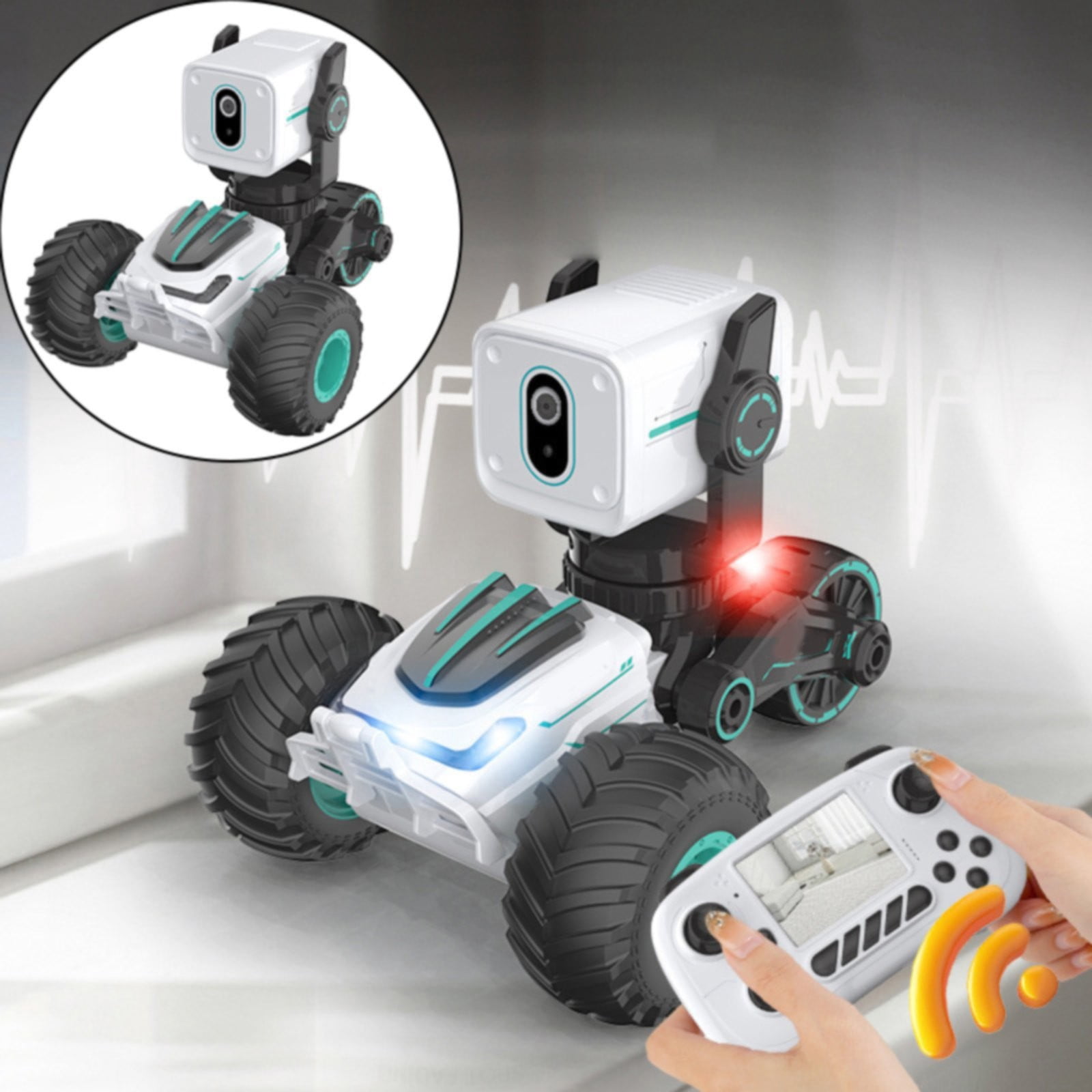 WAHIUHIUA RC Car With Camera For Kids Remote Vehicle Toy Real Time ...
