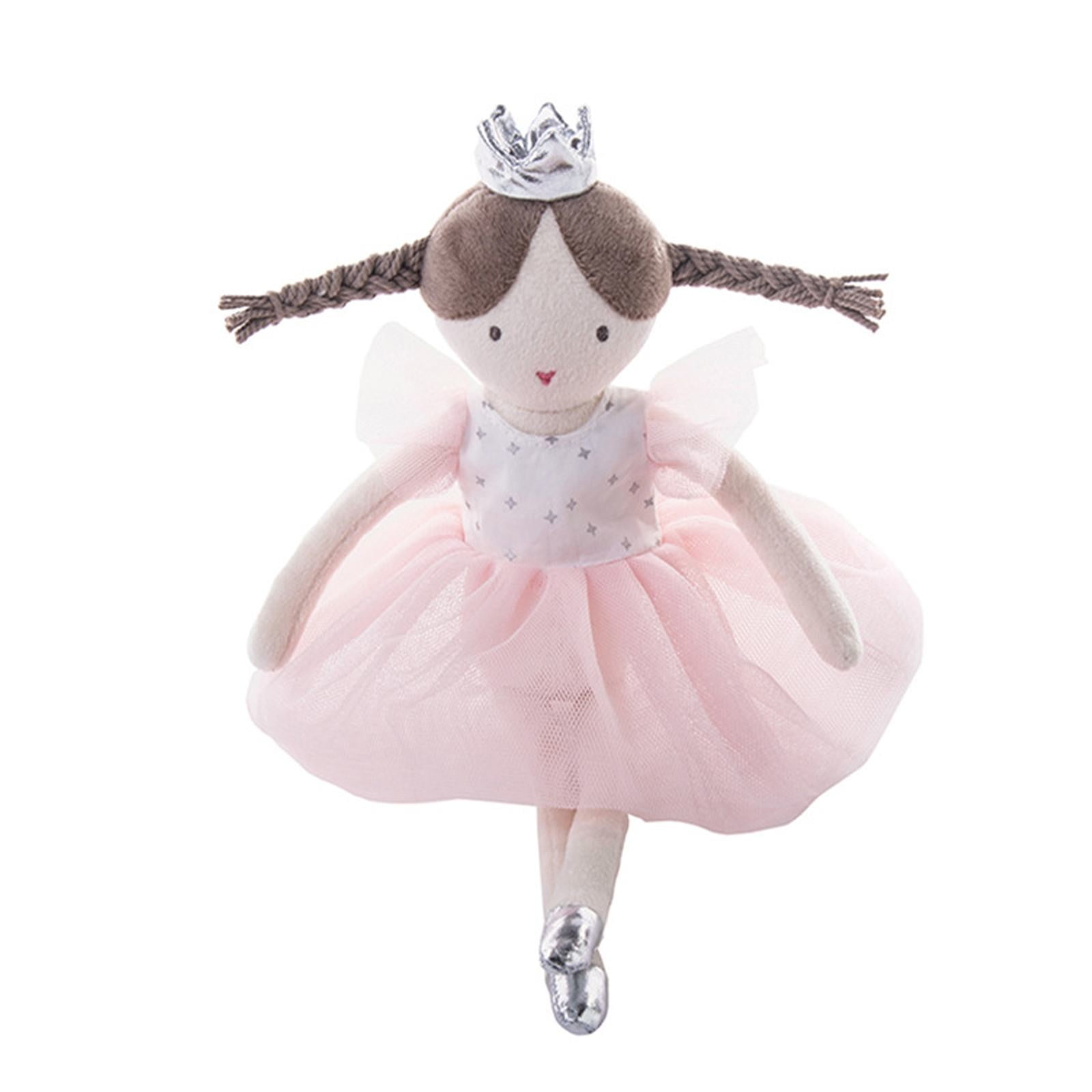 WAHIUHIUA Soft Life Ballet Girl Plush Toy Cute Dress Doll Girl Heart ...