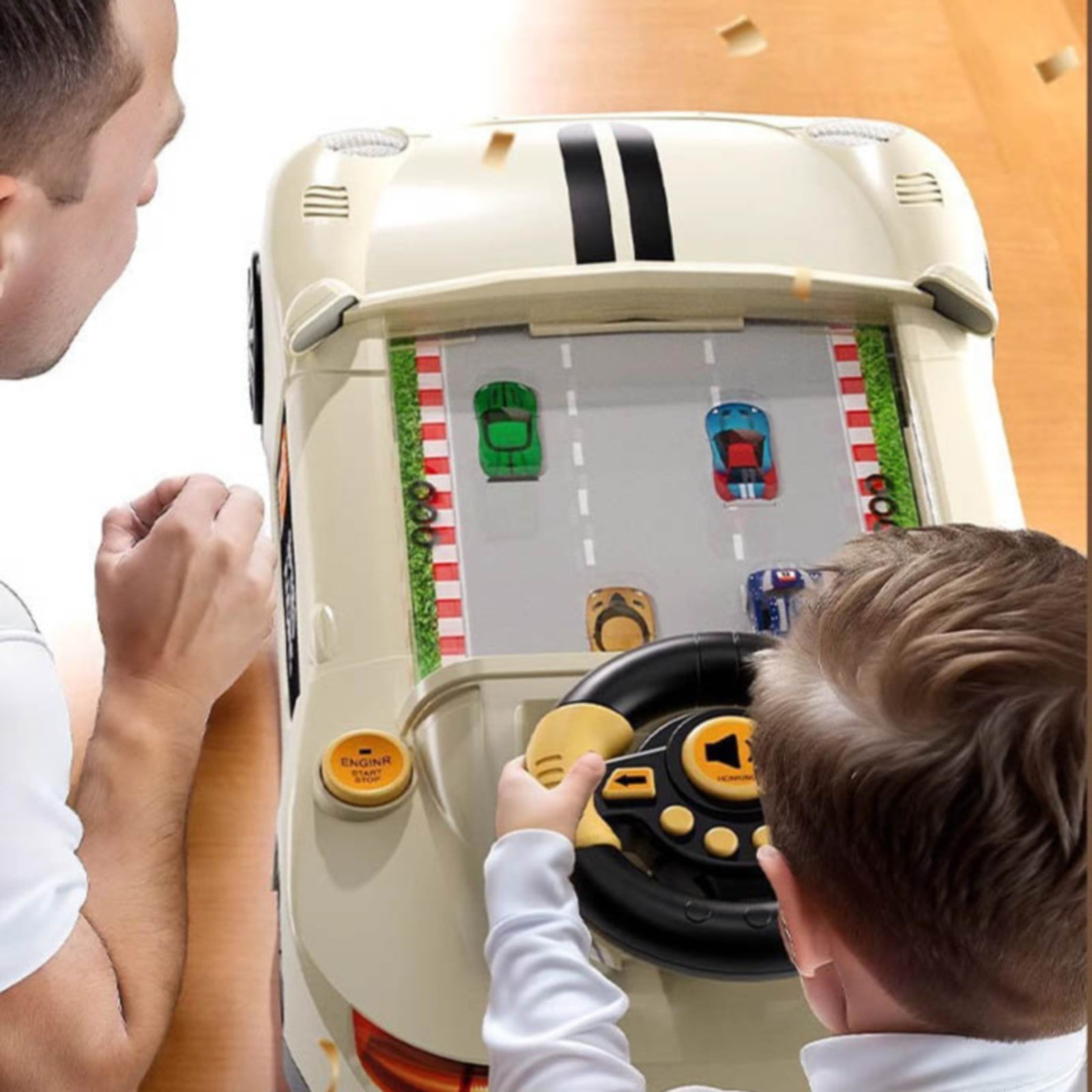 WAHIUHIUA Steer Joy Driving Simulator Steerjoy Driving Simulator Car Steering Wheel Simulation ...