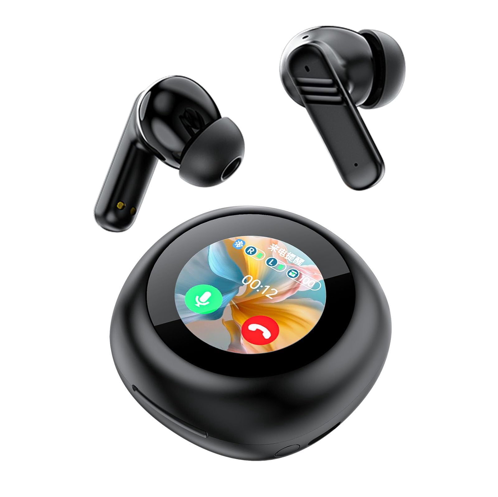 WAILIQIAO Active Noise Cancelling Touch Screen Earbuds With Screen ...