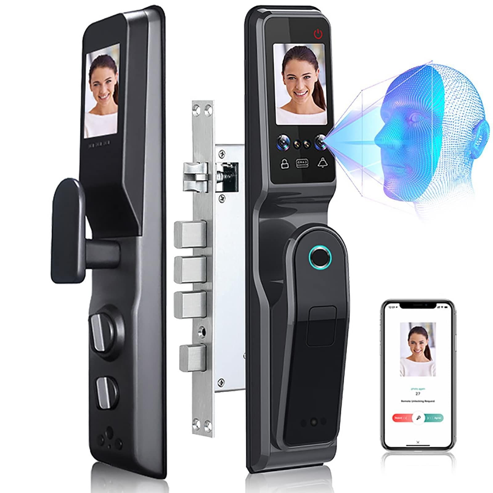 WAILIQIAO Face Recognition Biometric Fingerprint Digital Password Card ...