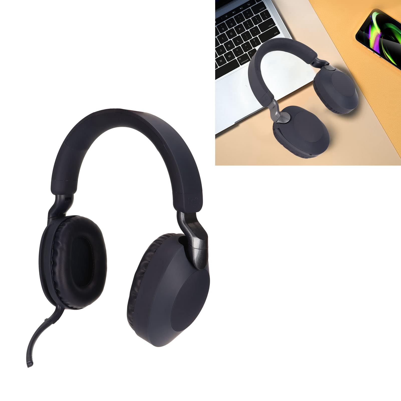 WAILIQIAO Gaming Headset, Foldable Type C Interface 5.1 Wired Dual Mode ...