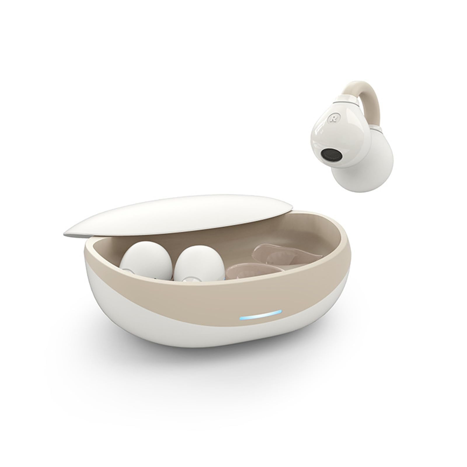 WAILIQIAO Open Ear Clip on Earbuds Wireless Bluetooth Open Ear Buds ...