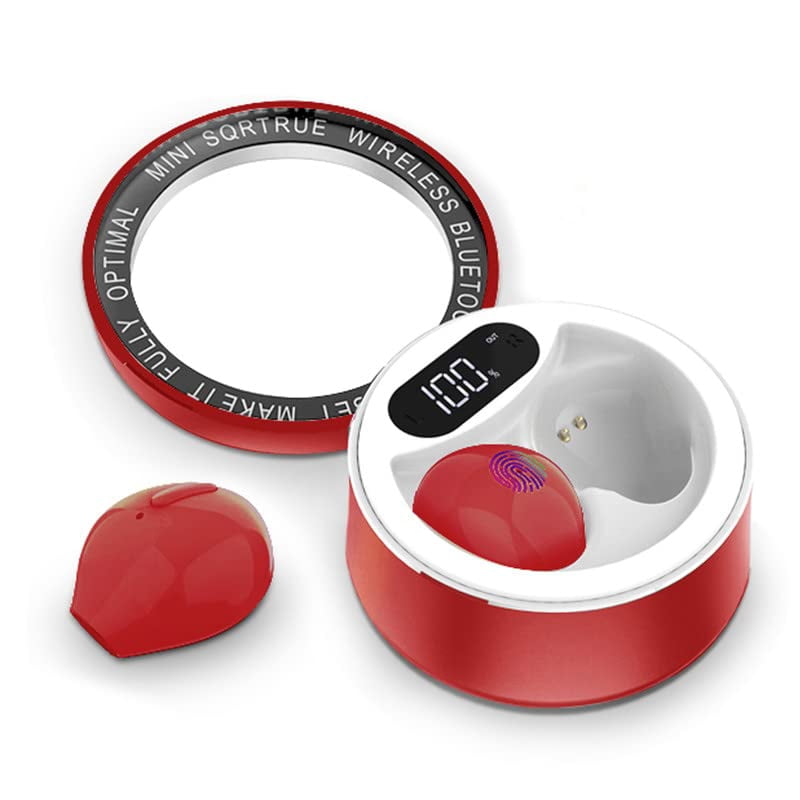 WLQ Smallest Invisible Earbuds Wireless Bluetooth Secret Hidden Headphones for Work Comfort ...