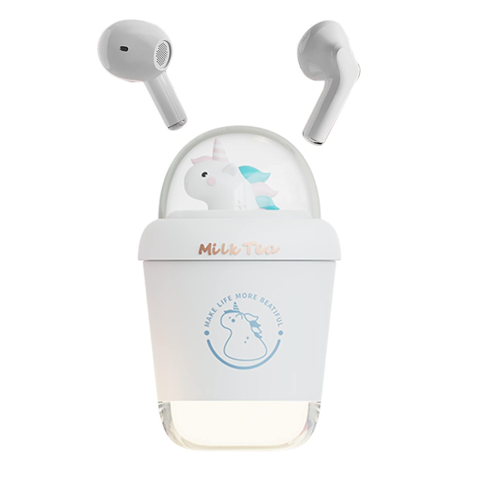 WLQ Unicorn Wireless Ear Buds for Kids Bluetooth Kids Wireless Earbuds ...