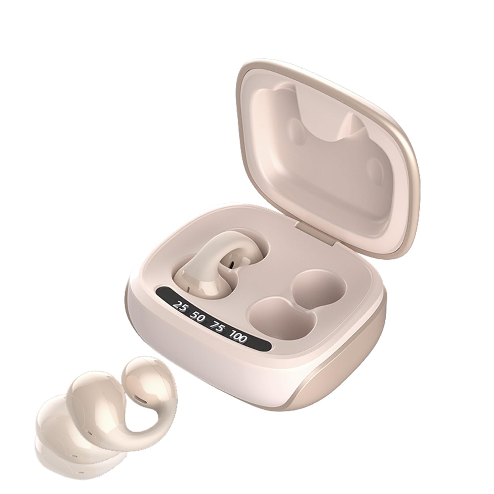 WAILIQIAO Wireless Ear Clips Buds Clip On Earbuds Open Headphones ...