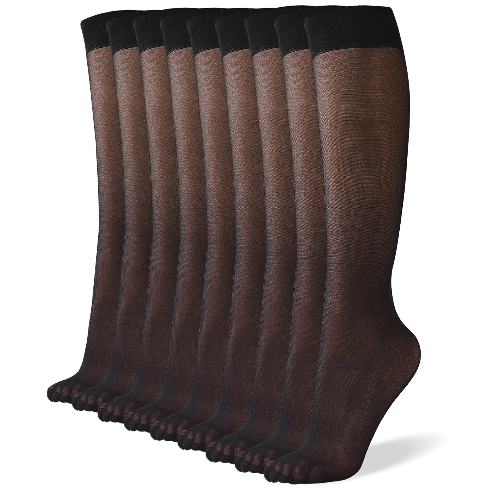 Leggs Everyday Women's Light Sheer Knee High Hosiery 10-Pair - Walmart.com