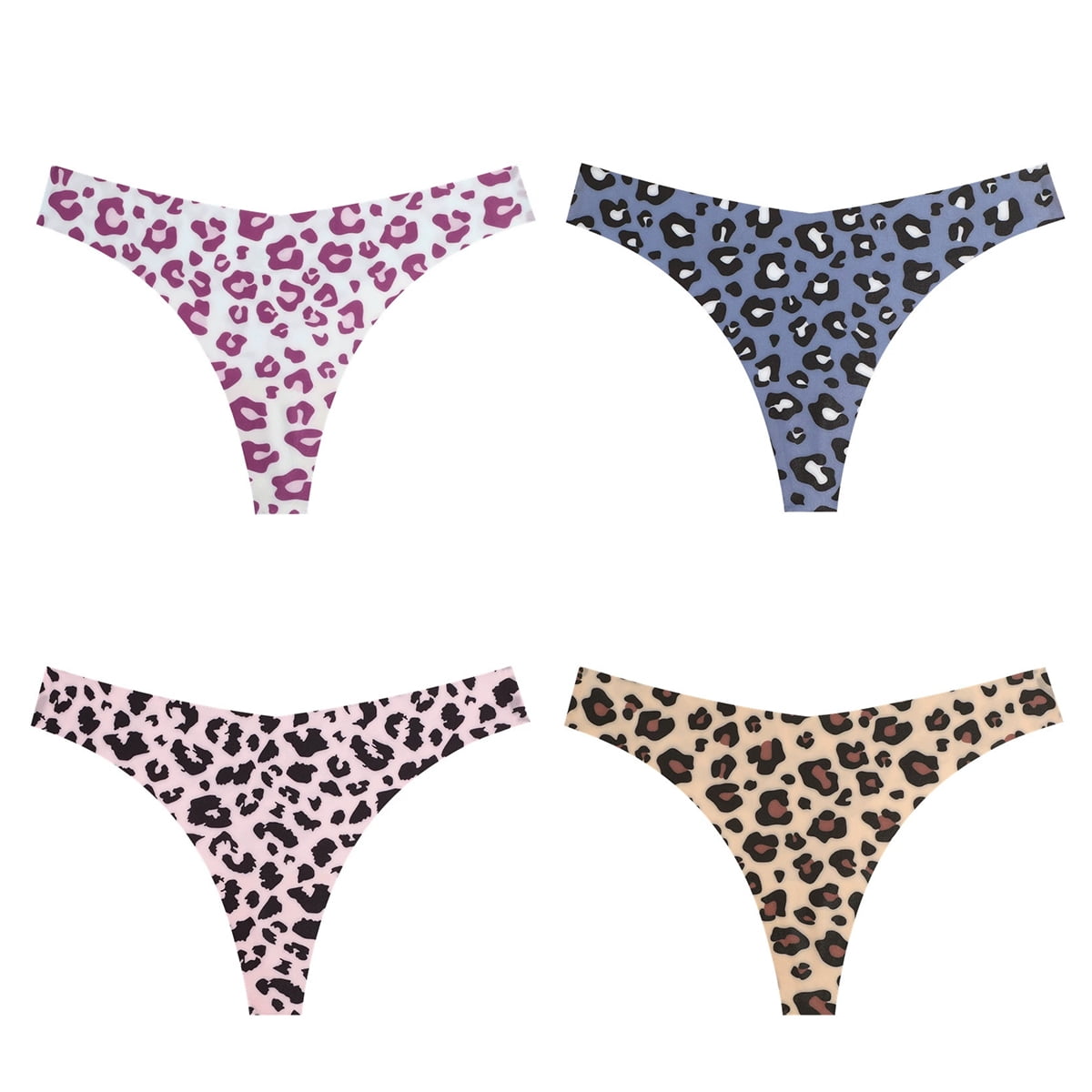 WAJIAFAR Women's Seamless T-Back Thong Underwear -Soft Breathable ...