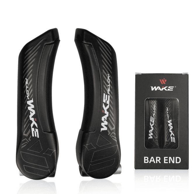 WAKE Bike MTB Bicycle Handlebar Bar End Grip Aluminum alloy Mountain Handlebar - Walmart.com