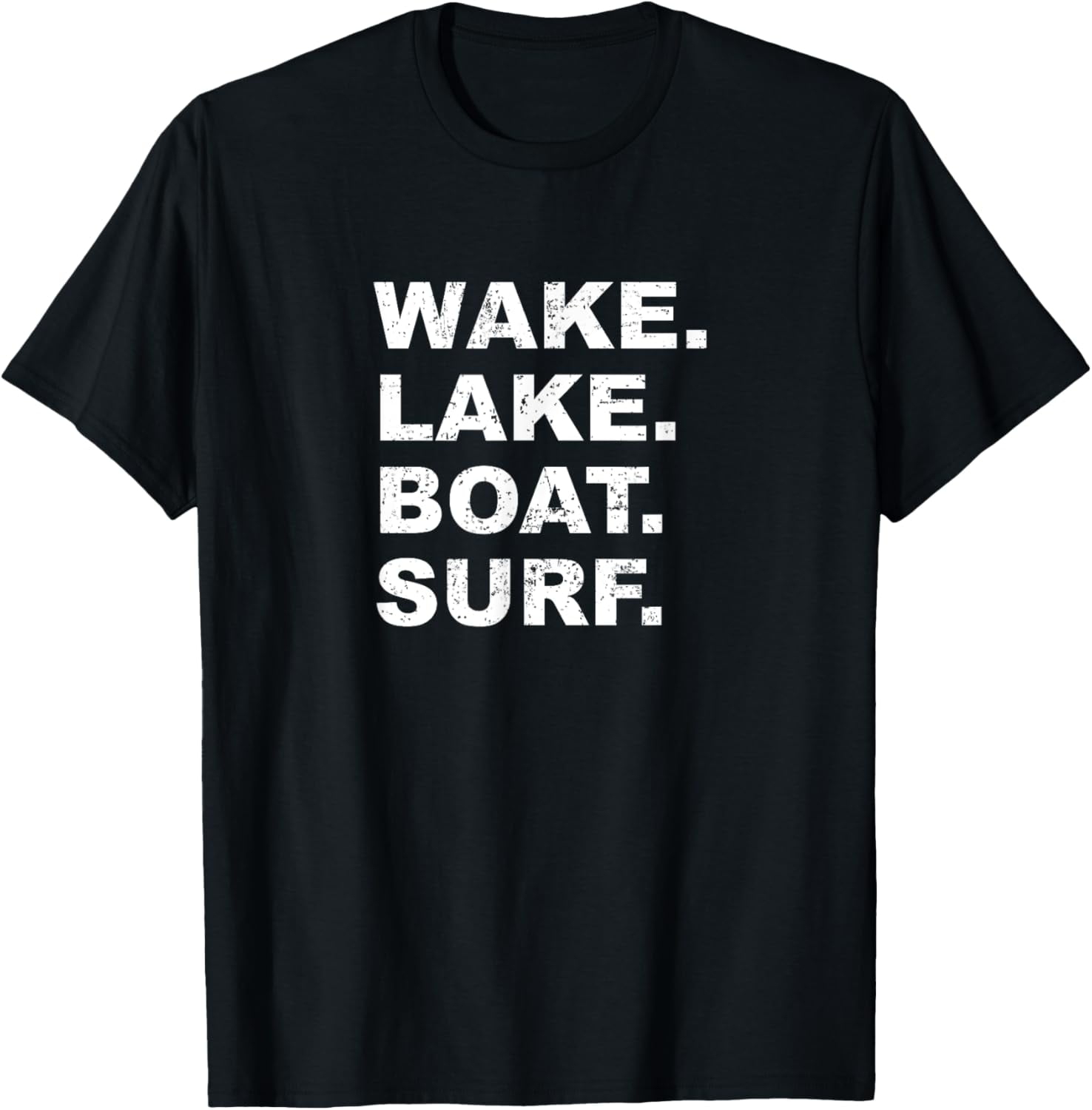 WAKE LAKE BOAT SURF T Shirt Wakesurf Board Surfing Surfer T-ShirtBrand ...
