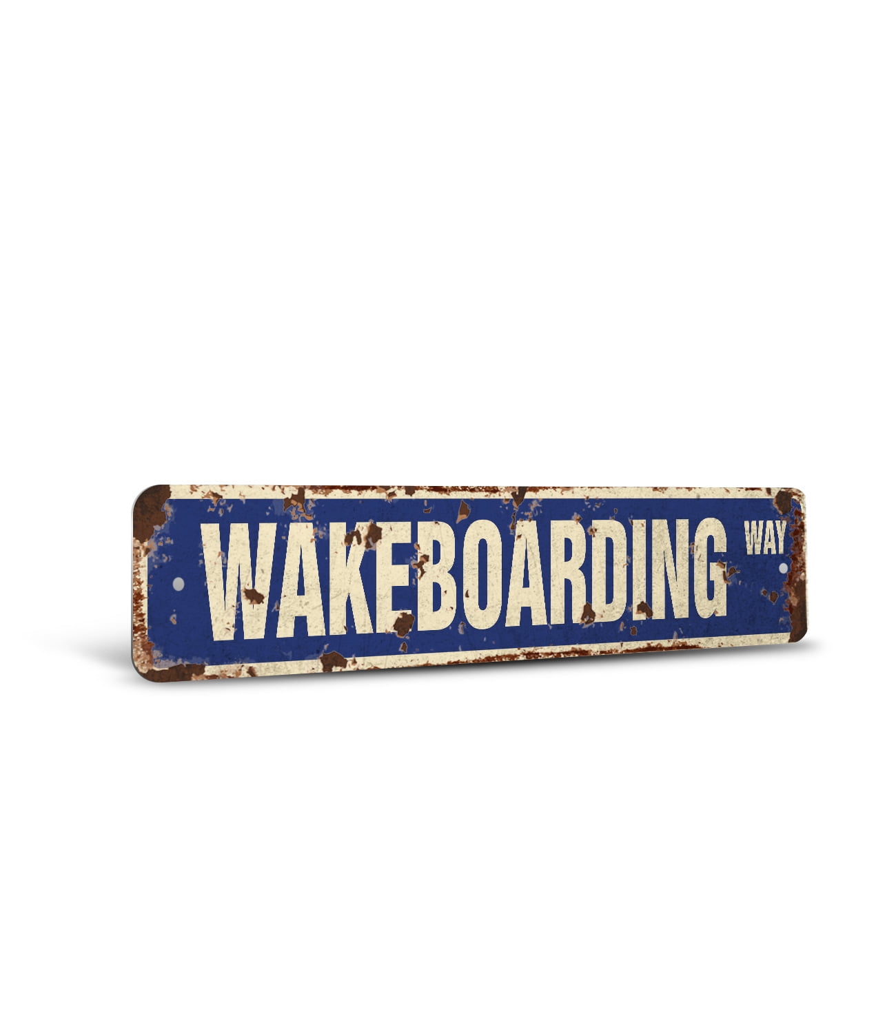 WAKEBOARDING Vintage Style Rustic Street Sign – Surfer Surf Wake Board ...